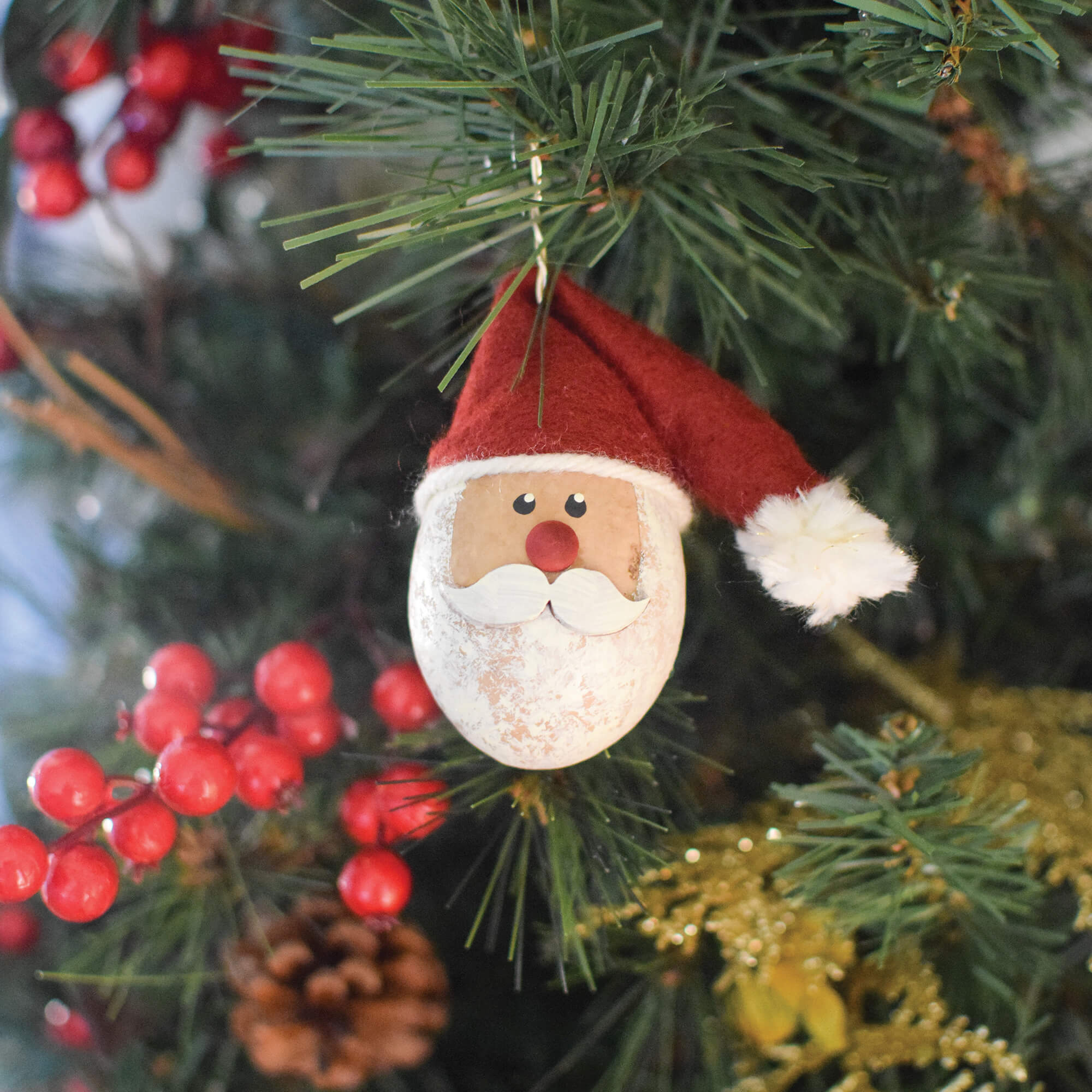 Santa Claus Ornament Egg Gourd Christmas Affordable gift Tree ...