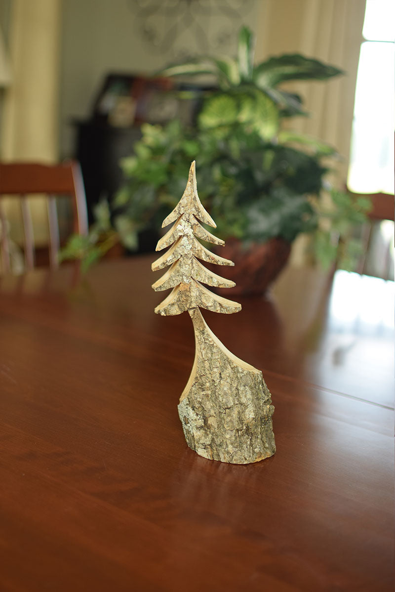 Basti - Small Tree Wooden Wood Cabin Mountain Decor – Meadowbrooke Gourds